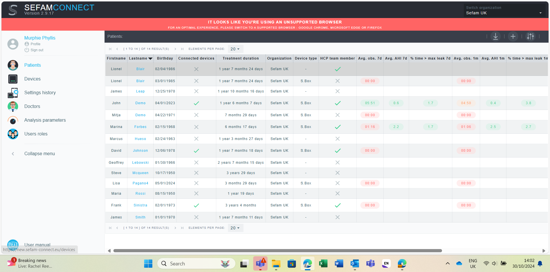 Sefam CPAP Software | Apps & Tools for Sleep Therapy